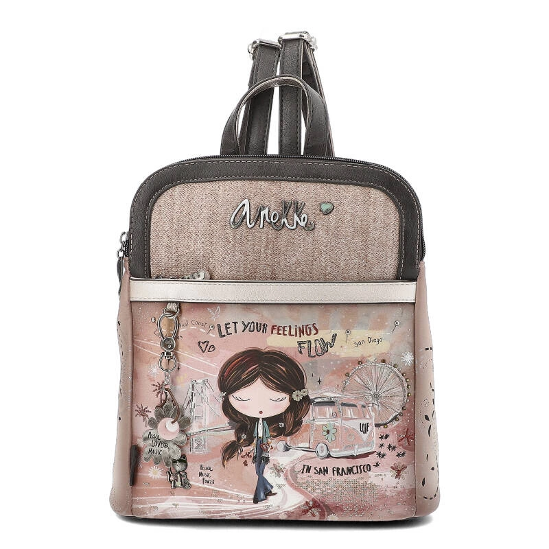 Rosa Rucksack Anekke Modischer Damenrucksack | ARMODO.de