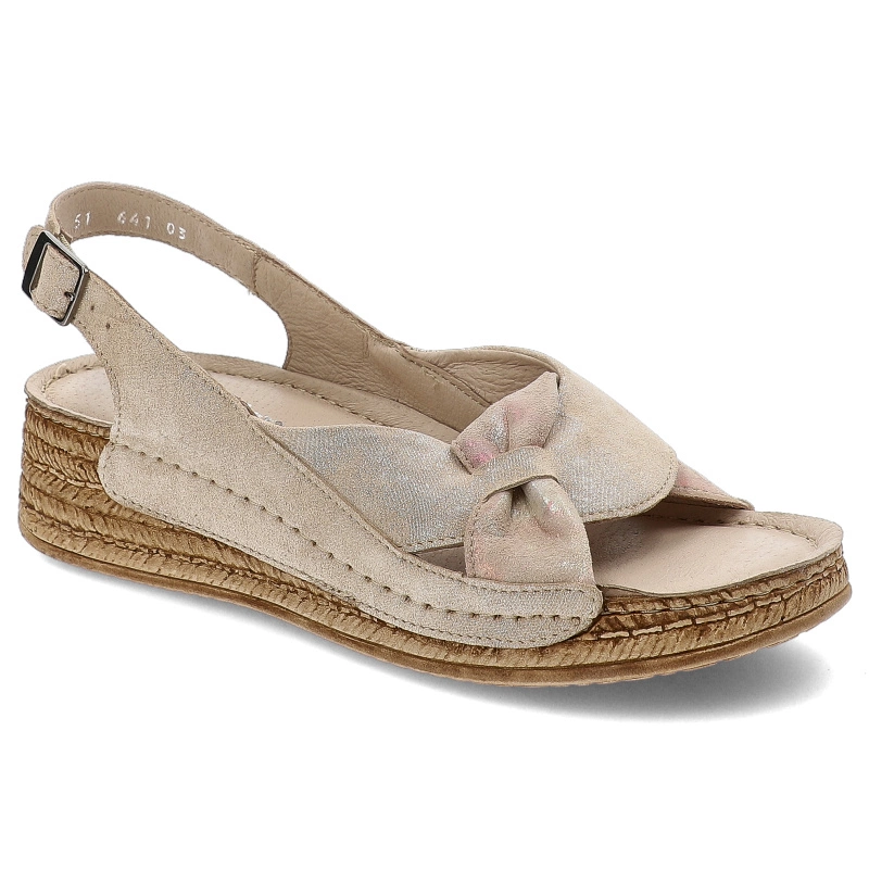 Beige Sandalen Pollonus Modische Damenschuhe | ARMODO.de